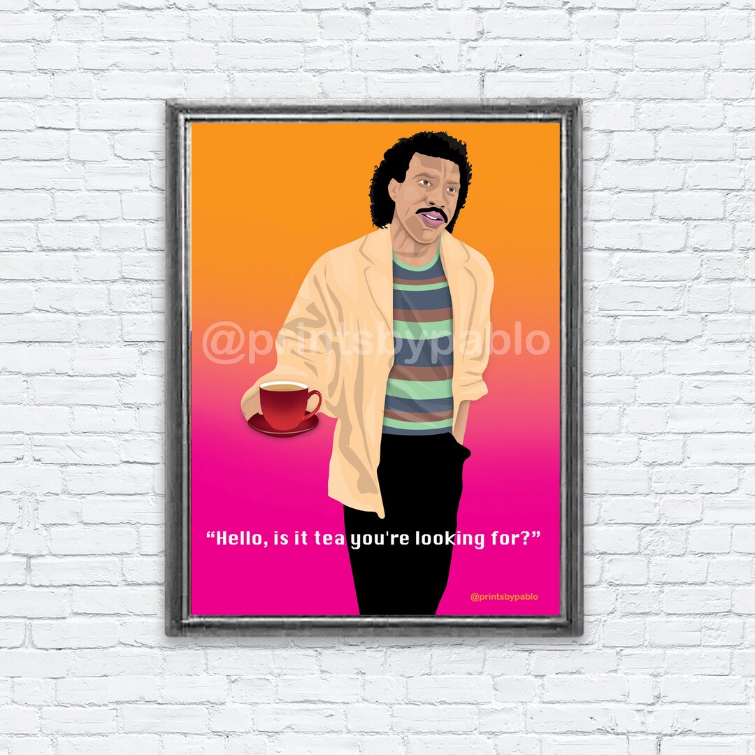 Lionel Richie Print - Etsy
