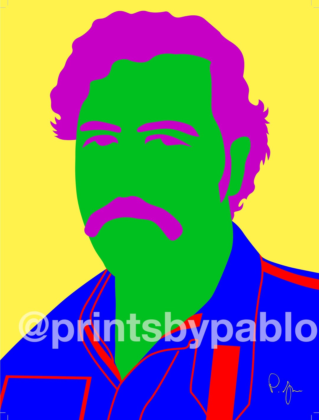 Pablo Escobar - Pop Art - Etsy