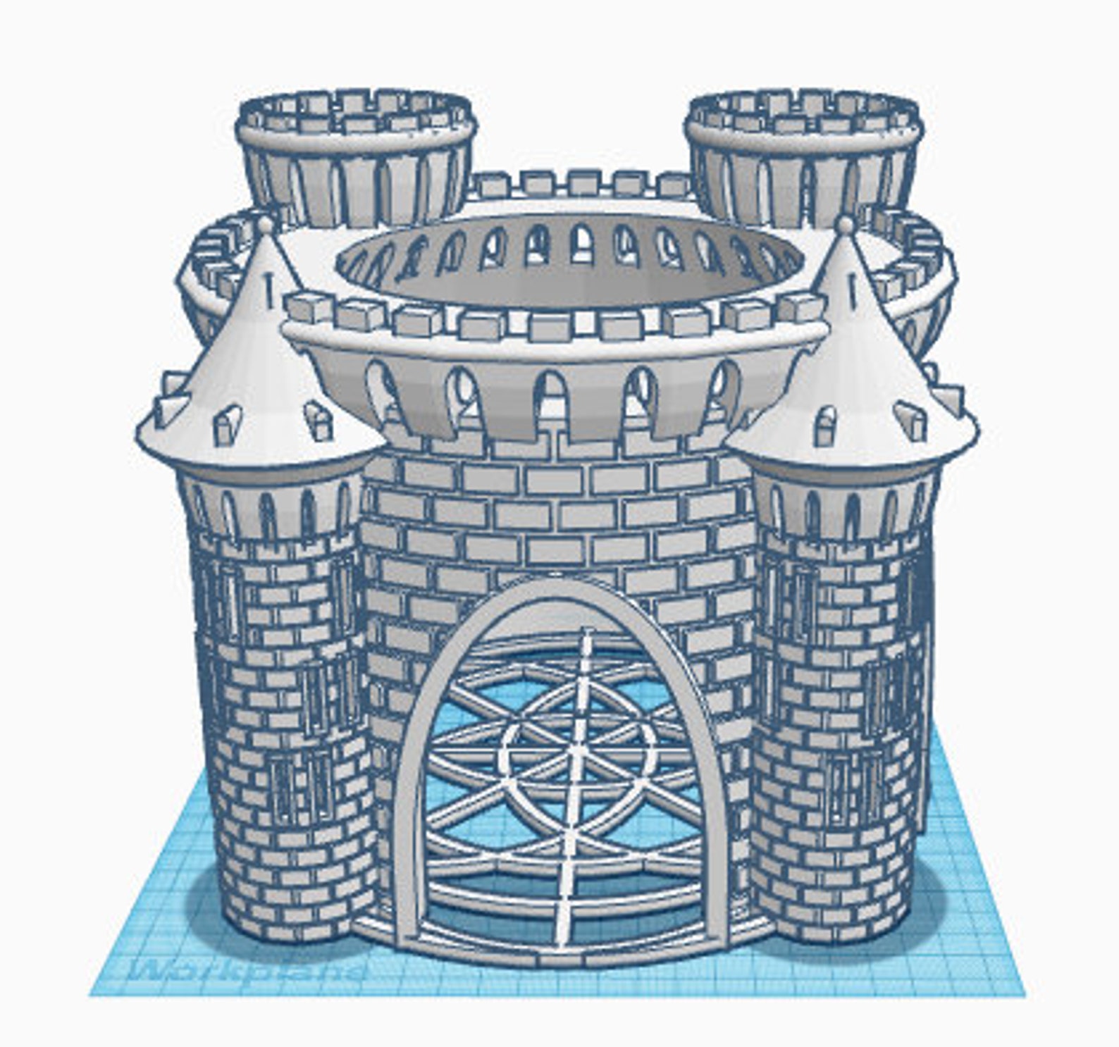 3D Printed Aquarium Castle, Giant Fish Tank Decor - Etsy