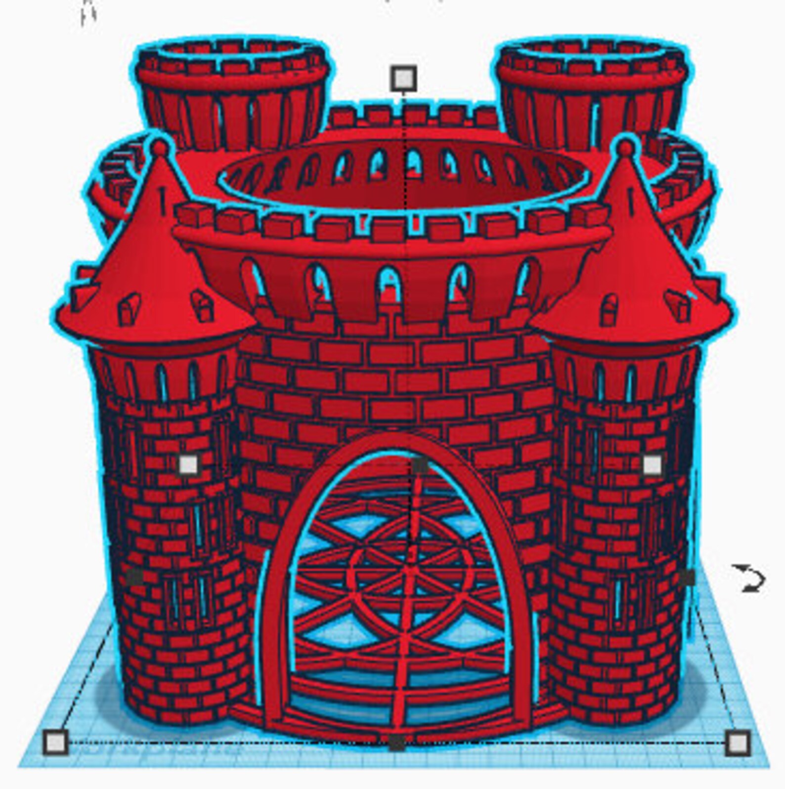 3D Printed Aquarium Castle, Giant Fish Tank Decor - Etsy