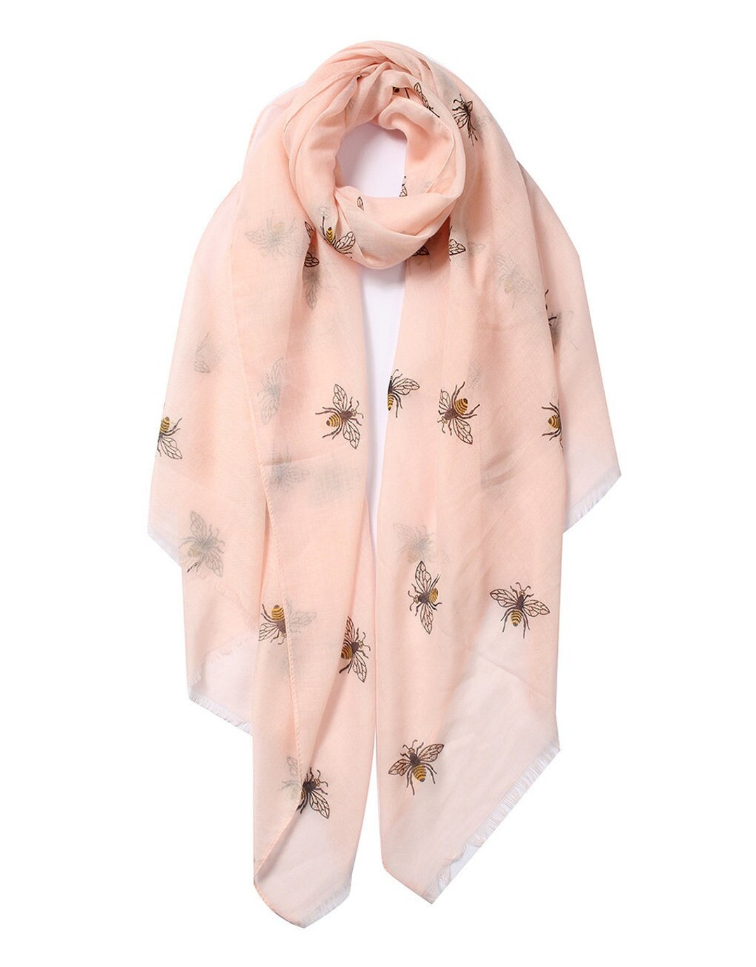 Bee Print Scarf, Glitter Wings Bumble Honey Bee Scarf multi-colours - Etsy