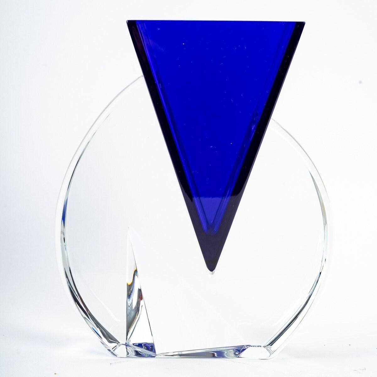 Baccarat Crystal vector Vase by Nicolas Triboulot - Etsy