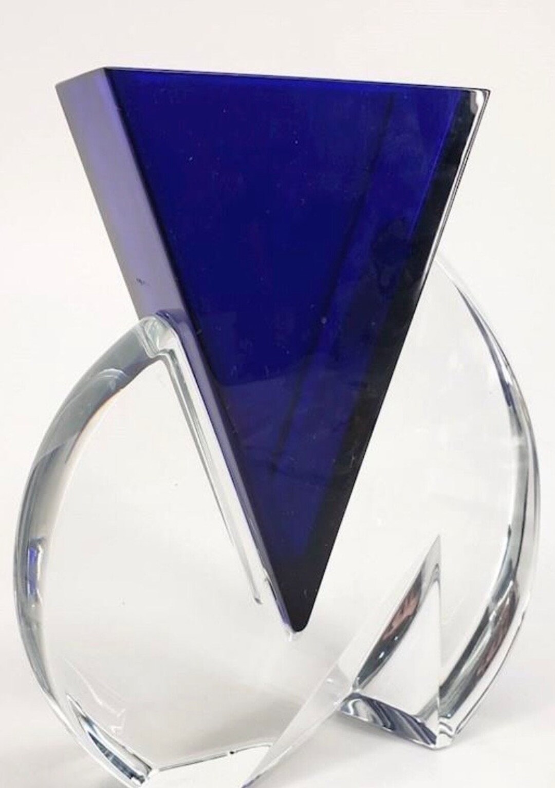 Baccarat Crystal vector Vase by Nicolas Triboulot - Etsy