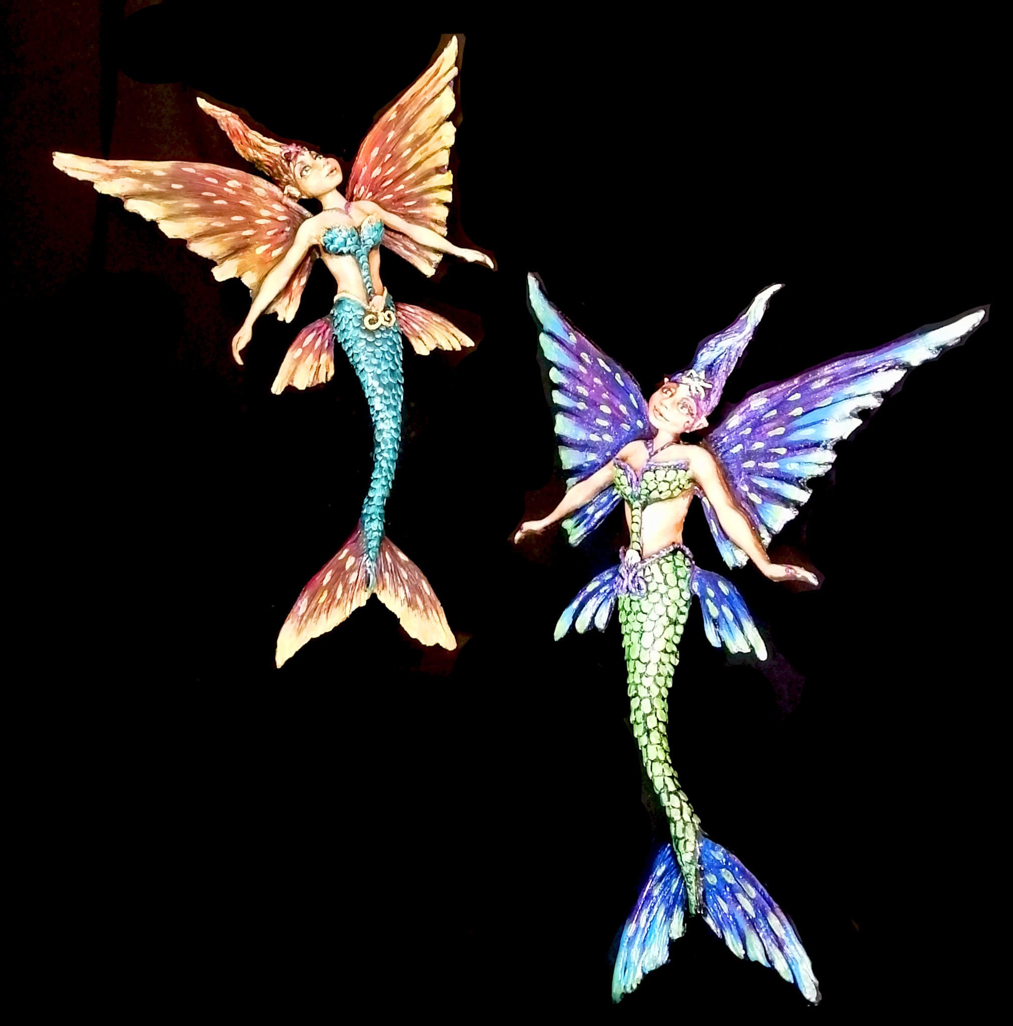 Flying Fish Mermaids Wall Hanging 1 - Etsy