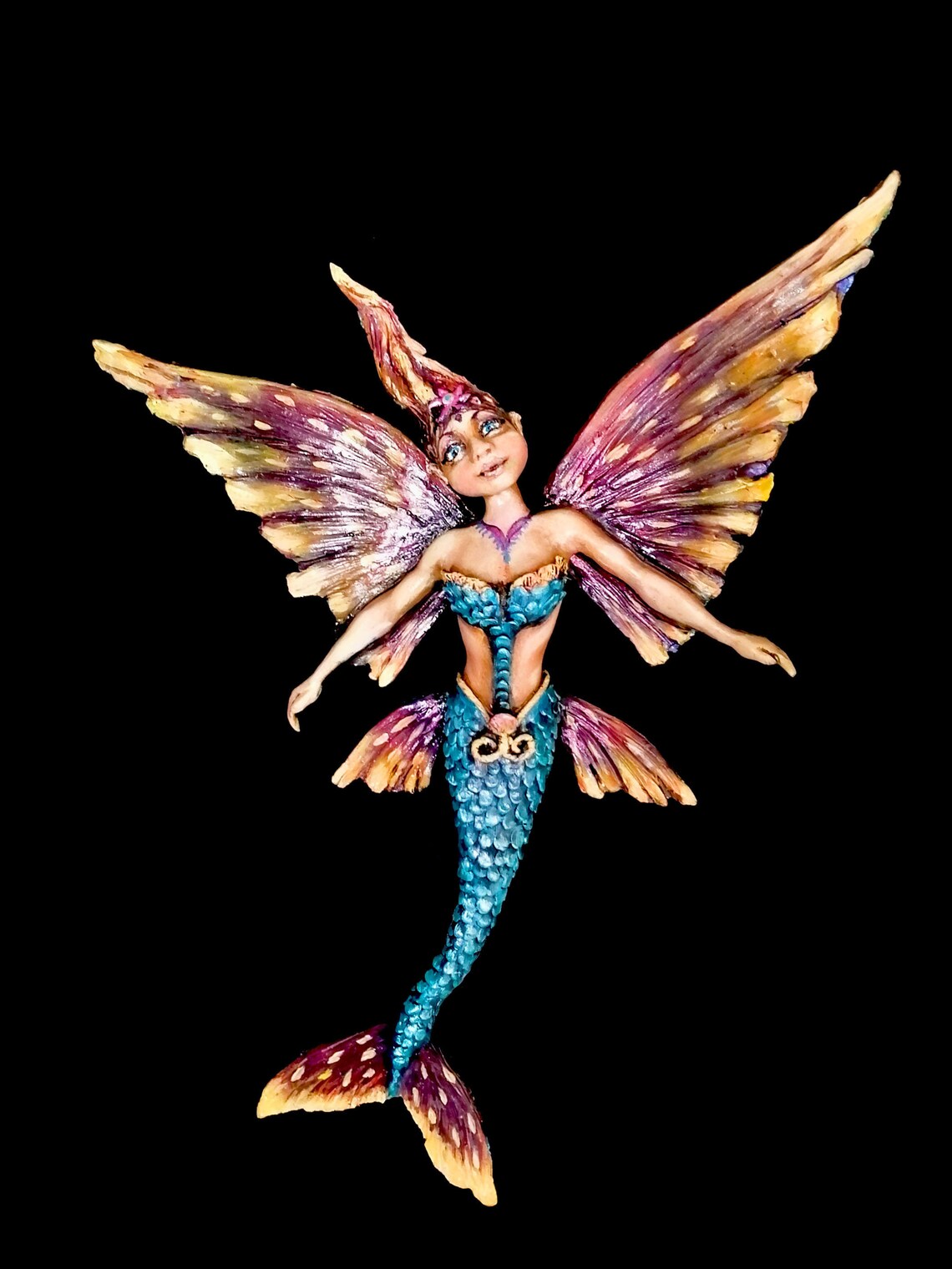 Flying Fish Mermaids Wall Hanging 1 - Etsy