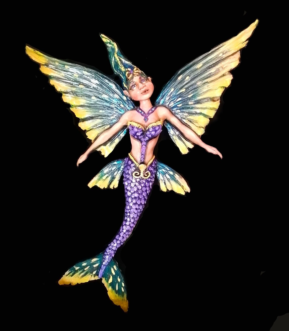 Flying Fish Mermaids Wall Hanging 1 - Etsy