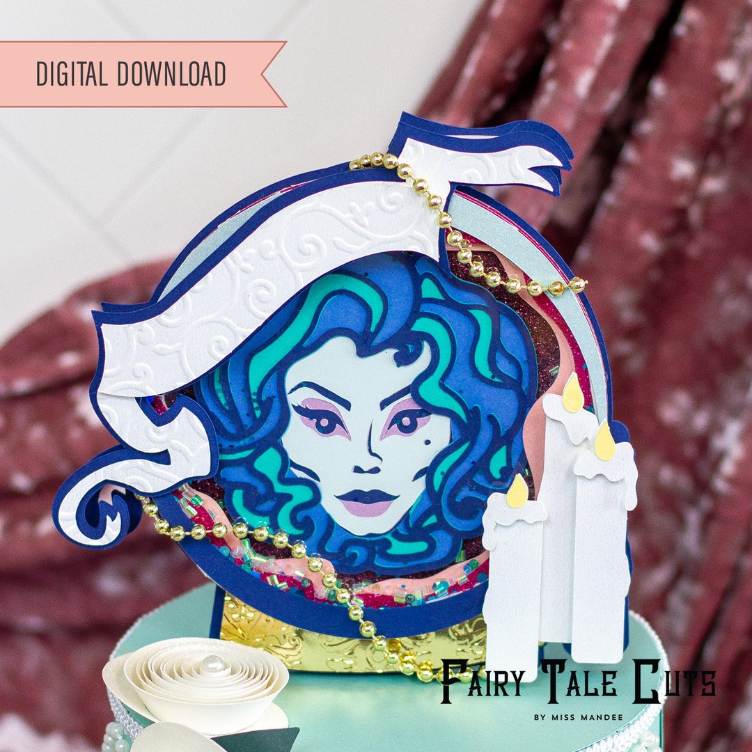 Madame Leota Cake Topper File Design - Haunted Mansion Cut File ...