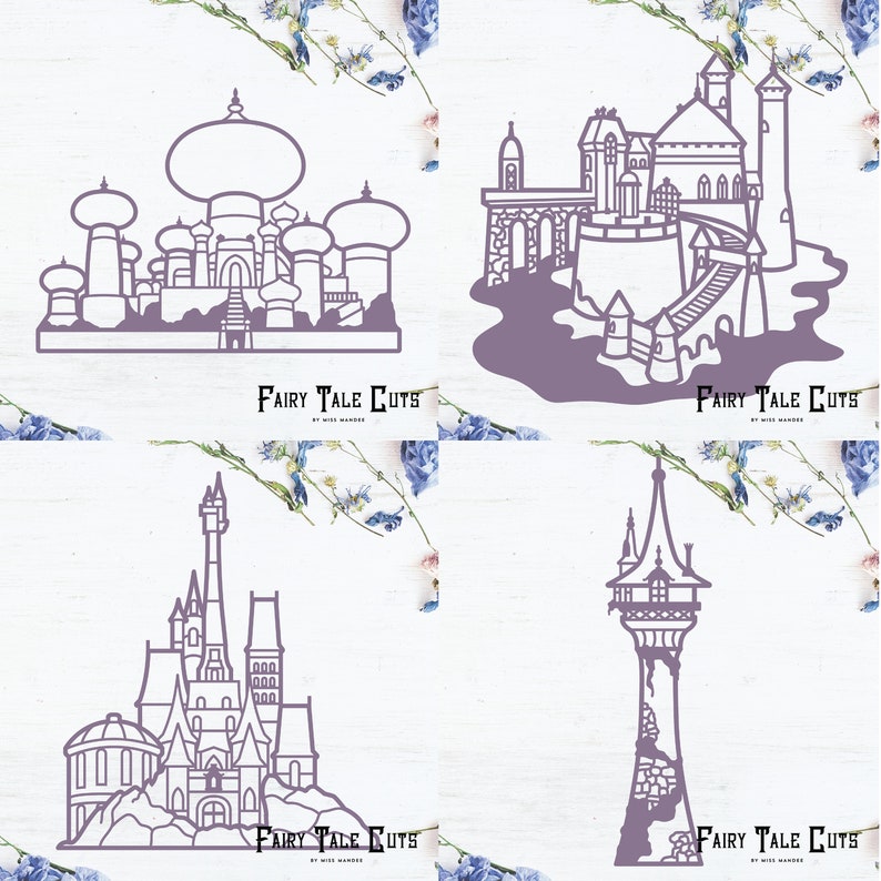 BUNDLE: Castle Designs 28 Stunning Architectural Files - Etsy