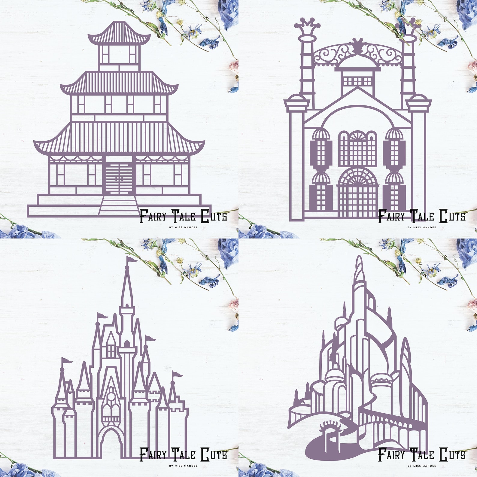 BUNDLE: Castle Designs 28 Stunning Architectural Files - Etsy