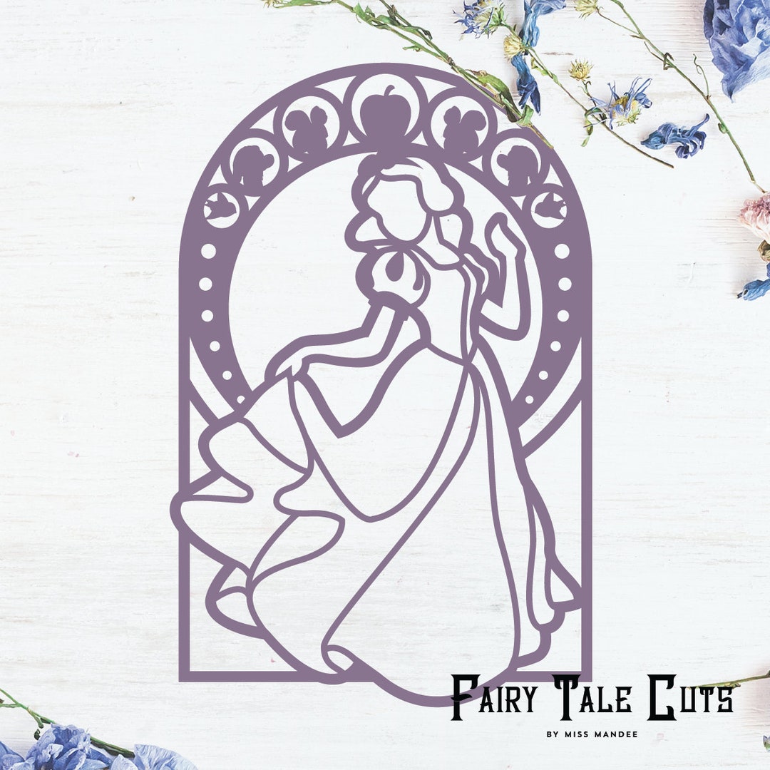 Snow White Inspired File Design - Digital Download - SVG, Vector ...