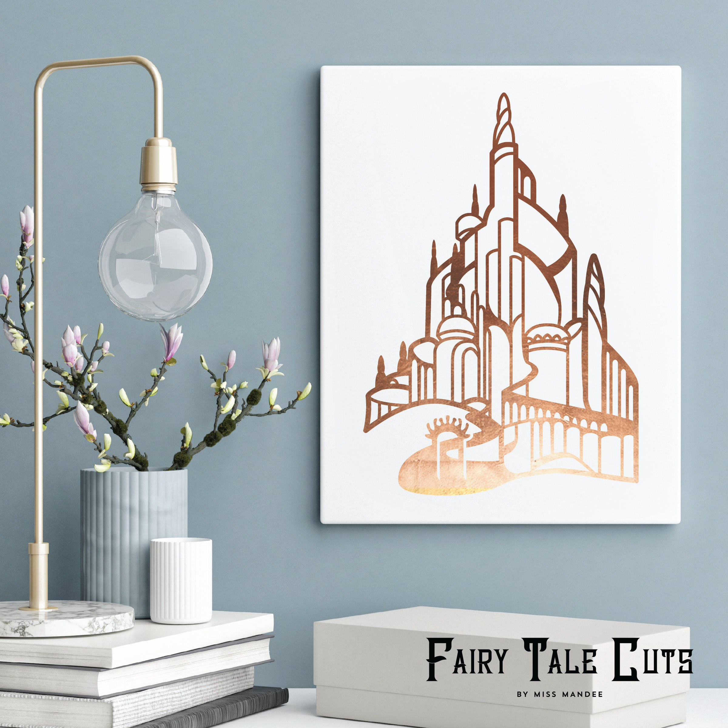 Ariel's Castle, King Triton's Castle, Little Mermaid Inspired File ...