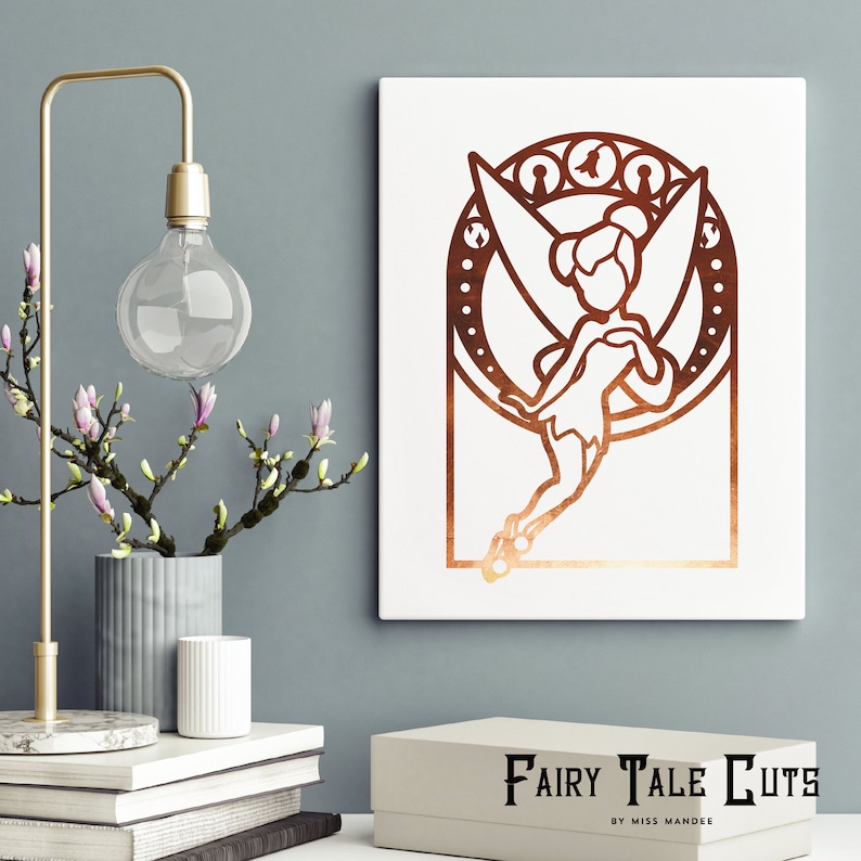 Tinker Bell Inspired File Design - Digital Download - SVG, Vector ...