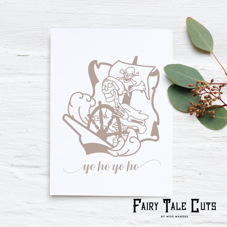 Pirates of the Caribbean Inspired Cut File Design - Magic Kingdom Cut ...