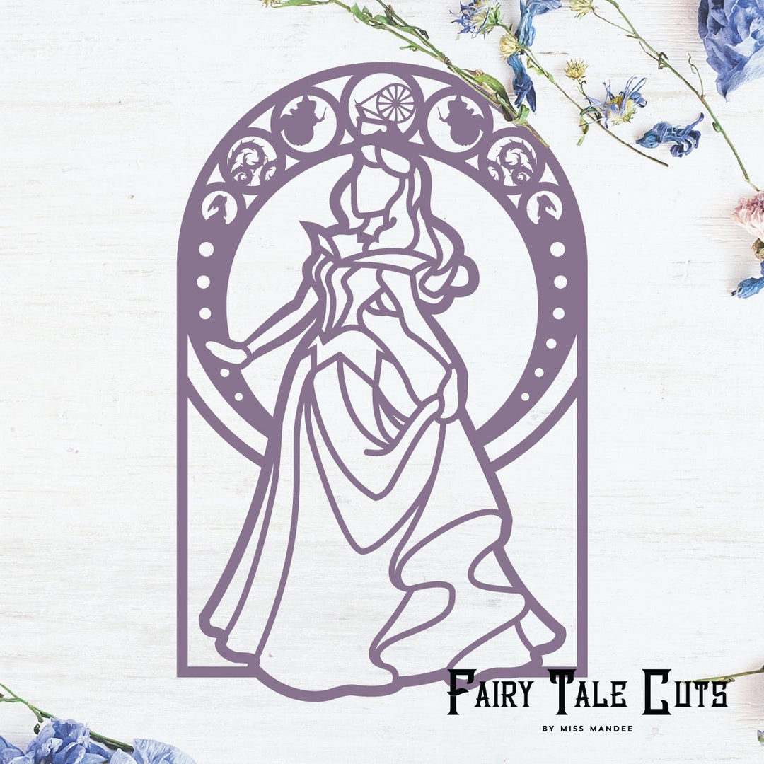 Sleeping Beauty Inspired File Design - Digital Download - SVG, Vector ...