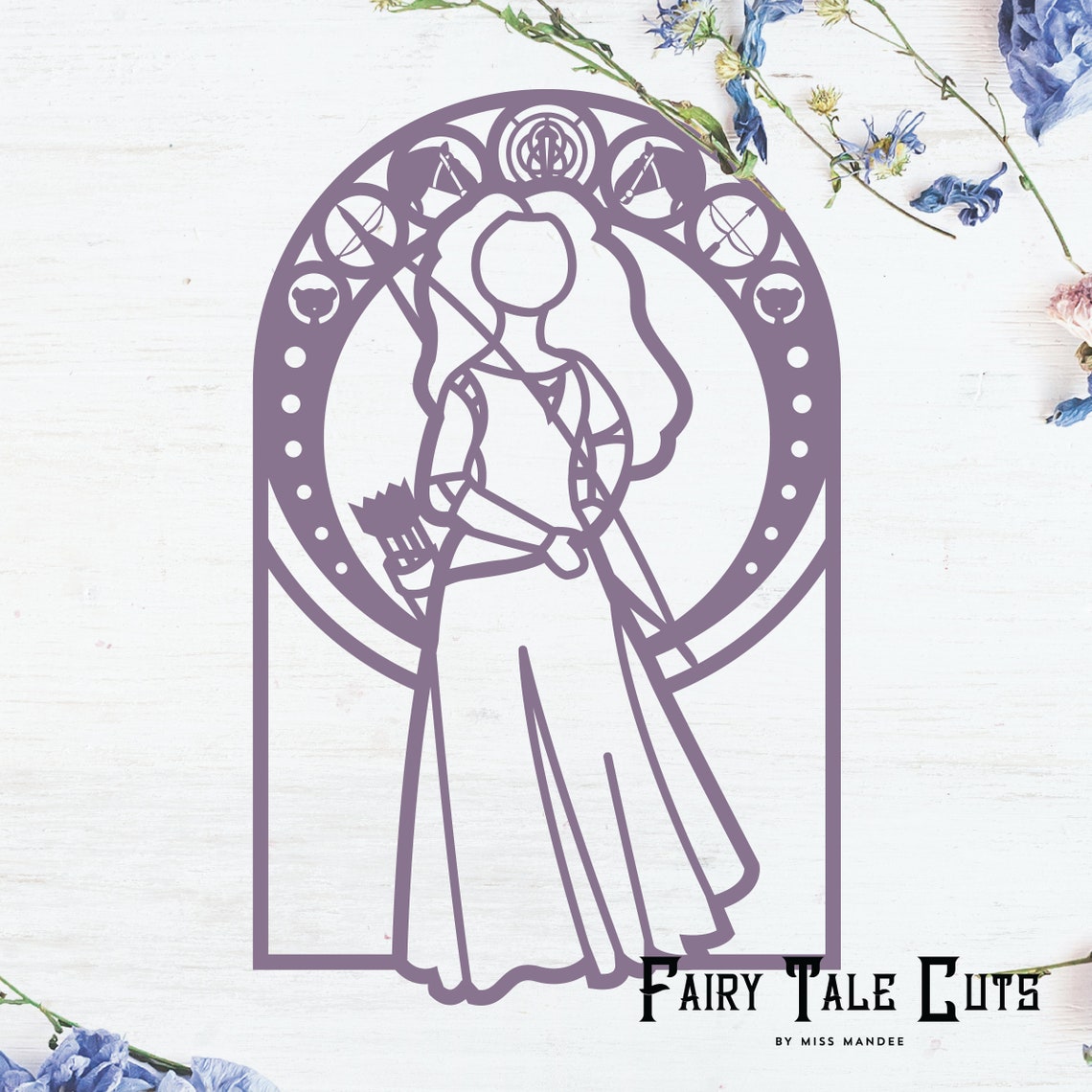 Merida Inspired File Design Digital Download SVG Vector - Etsy