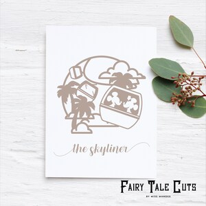 Skyliner Inspired Cut File Design - Digital Download - SVG, Vector ...