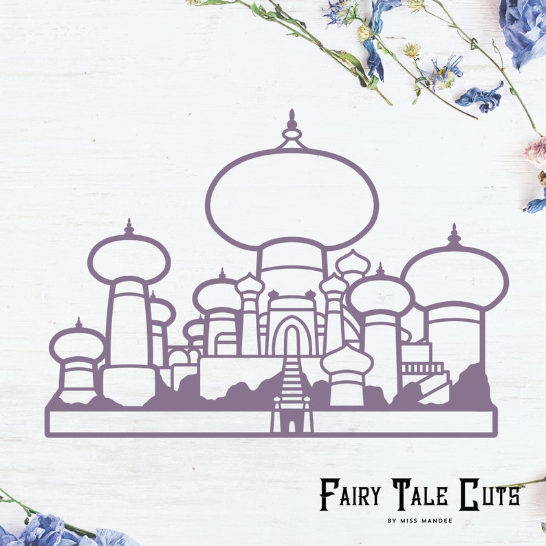 Jasmine's Castle, Agrabah Palace, Aladdin Inspired File Design ...
