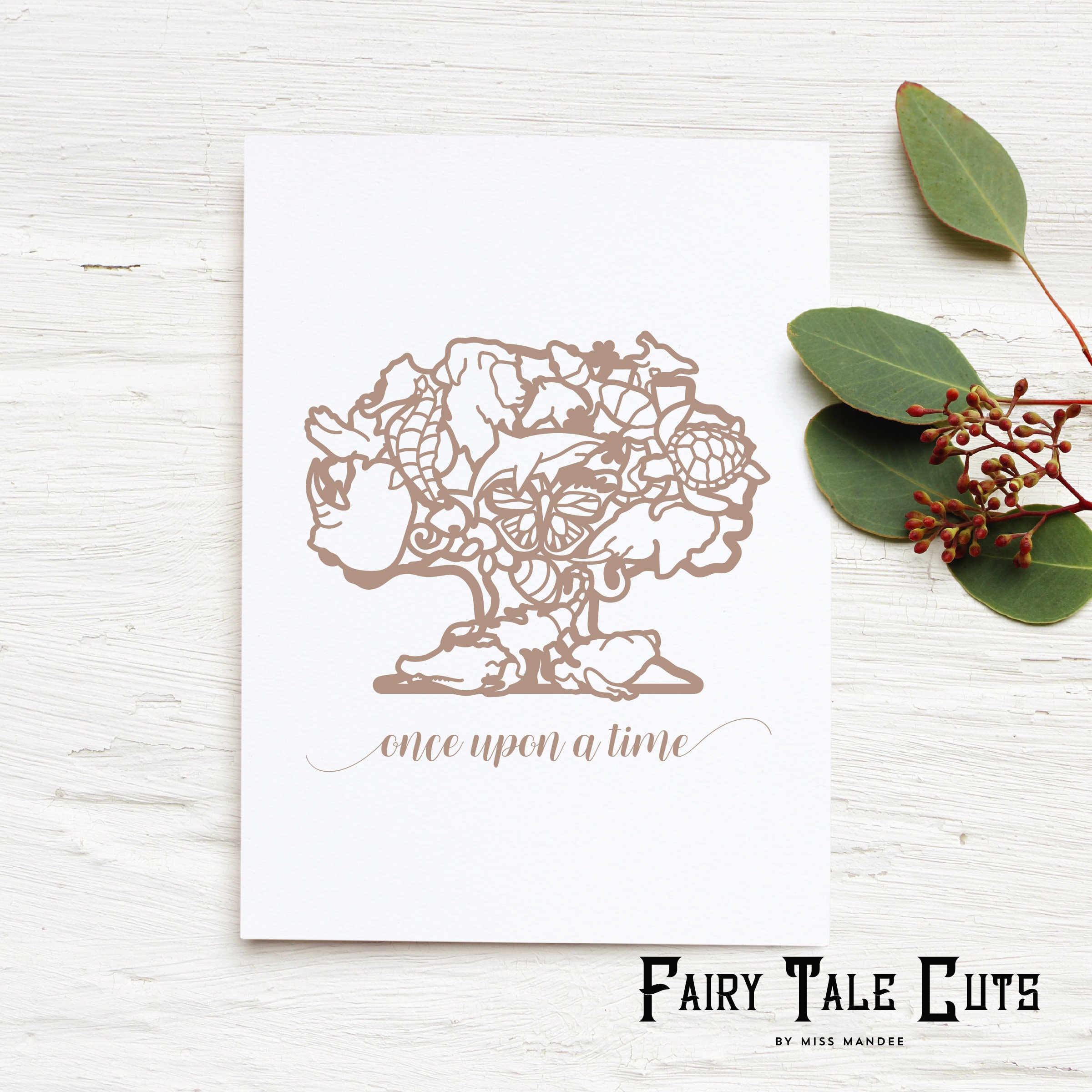 Animal Kingdom Tree Inspired Cut File Design - Animal Kingdom Cut File ...