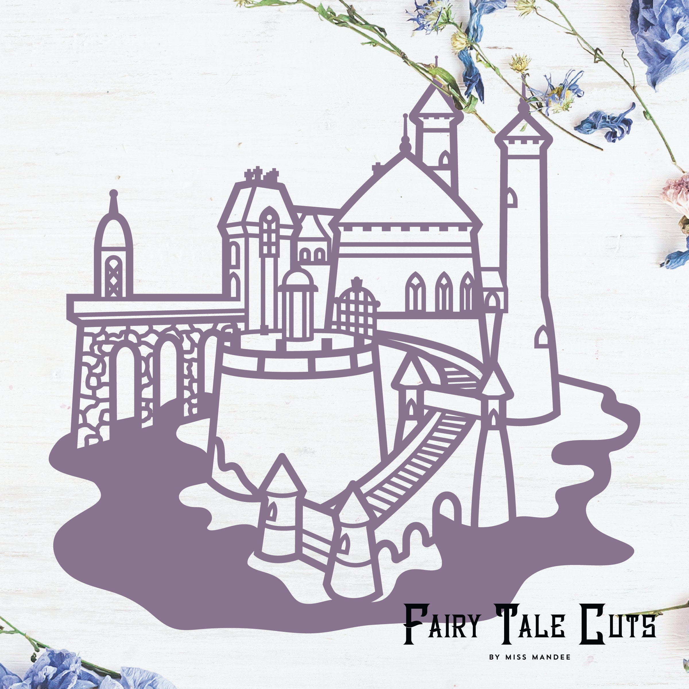 Prince Eric's Castle Little Mermaid Inspired File Design | Etsy
