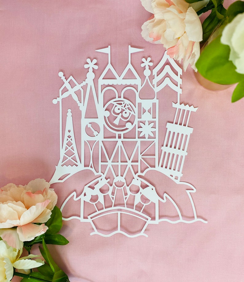 It's a Small World Inspired Cut File Design - Disneyland Cut File ...