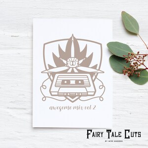 Cosmic Rewind Inspired Cut File Design - Digital Download - SVG, Vector ...