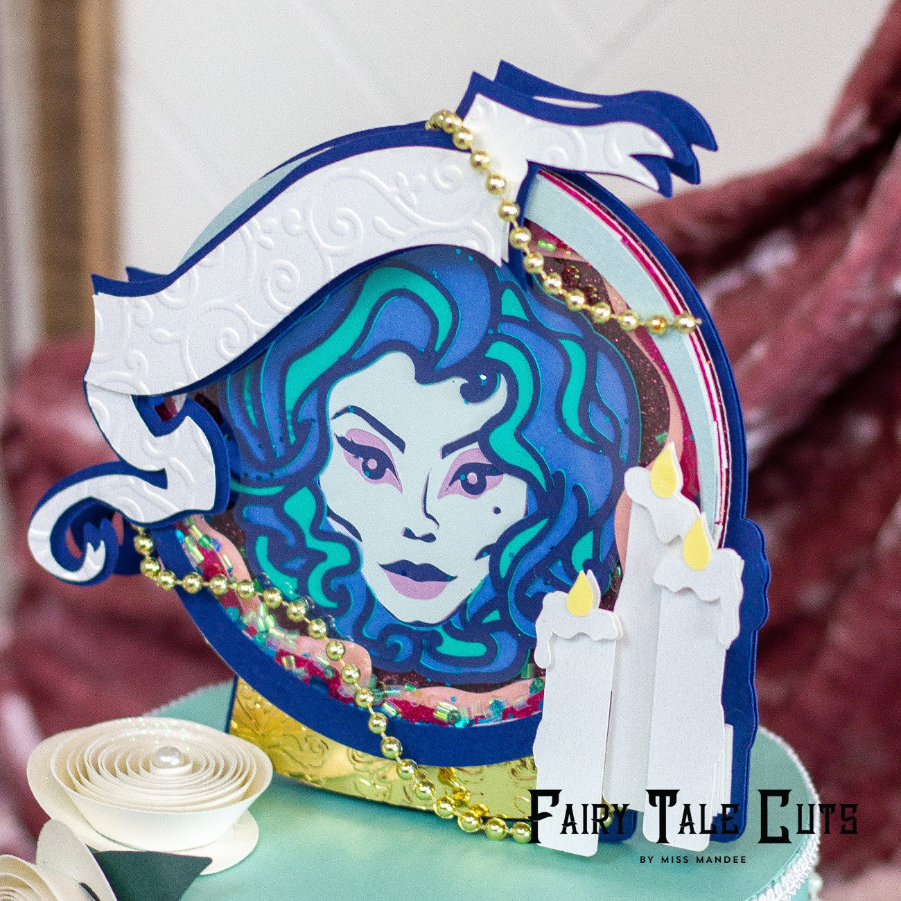 Madame Leota Cake Topper File Design - Haunted Mansion Cut File ...