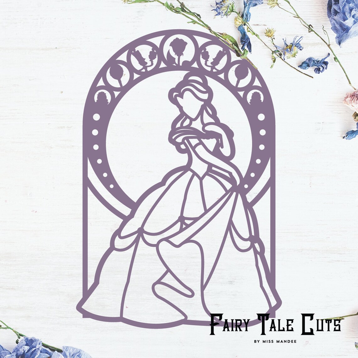 Belle Inspired File Design Digital Download SVG Vector | Etsy
