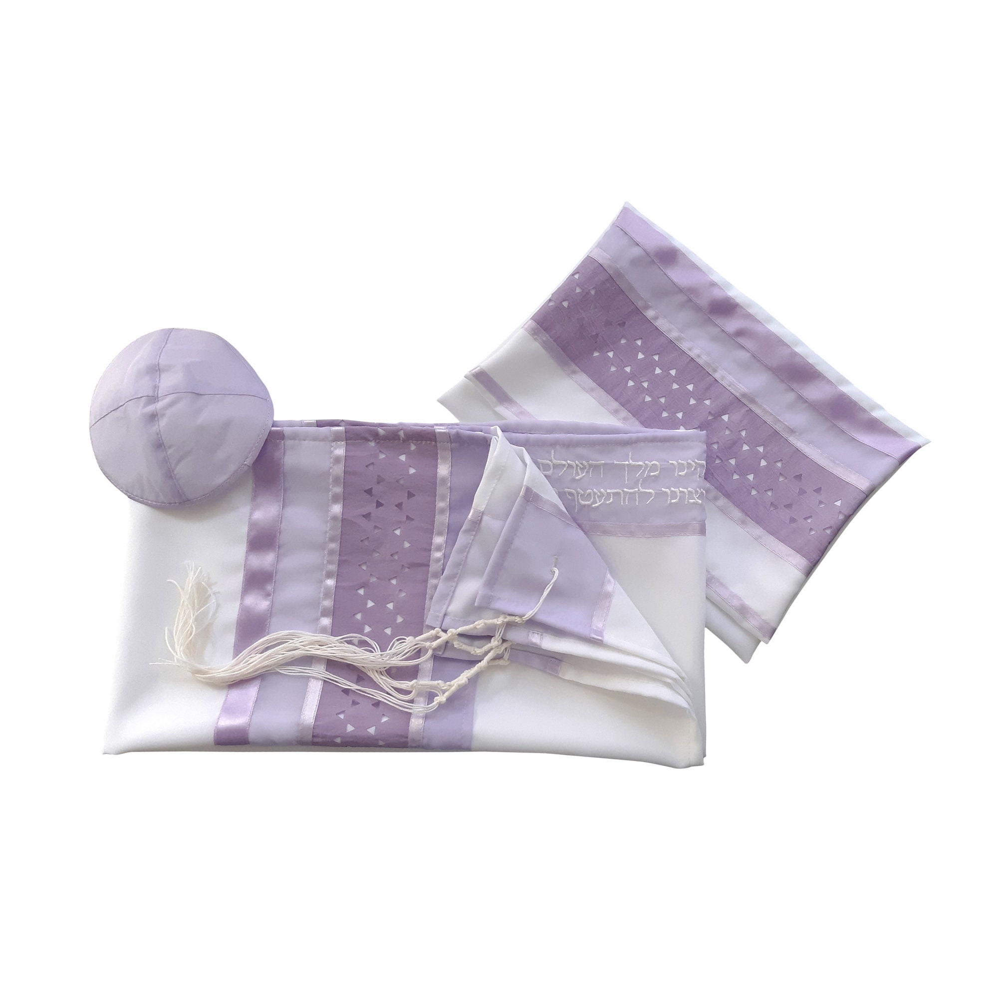 Hand Made Lilac Star of David Girls Tallit, Women's Tallit, Tallit for ...