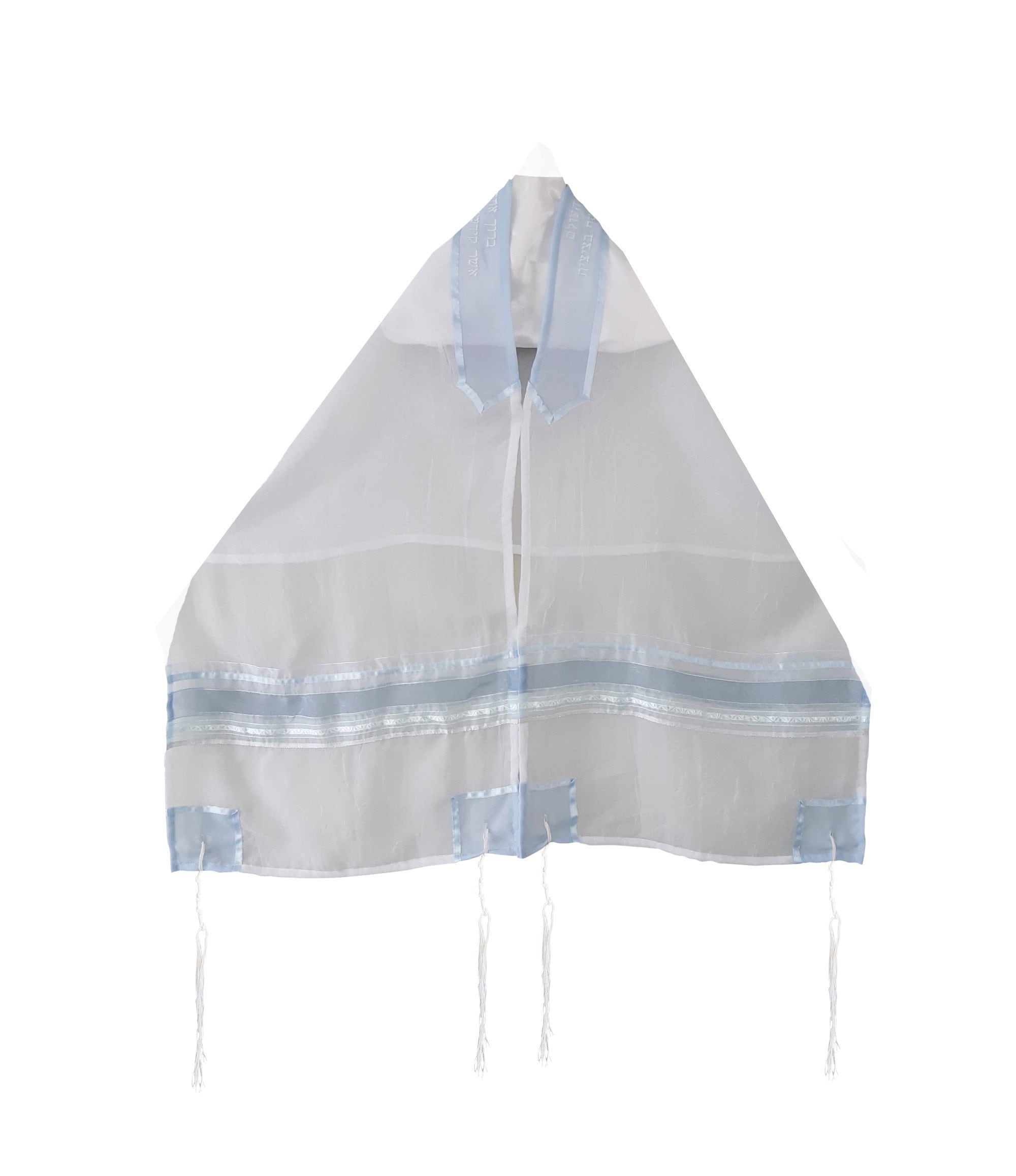 Blue Skies Tallit Girls Tallit, Women Tallit, Bat Mitzvah Tallit, Sheer ...