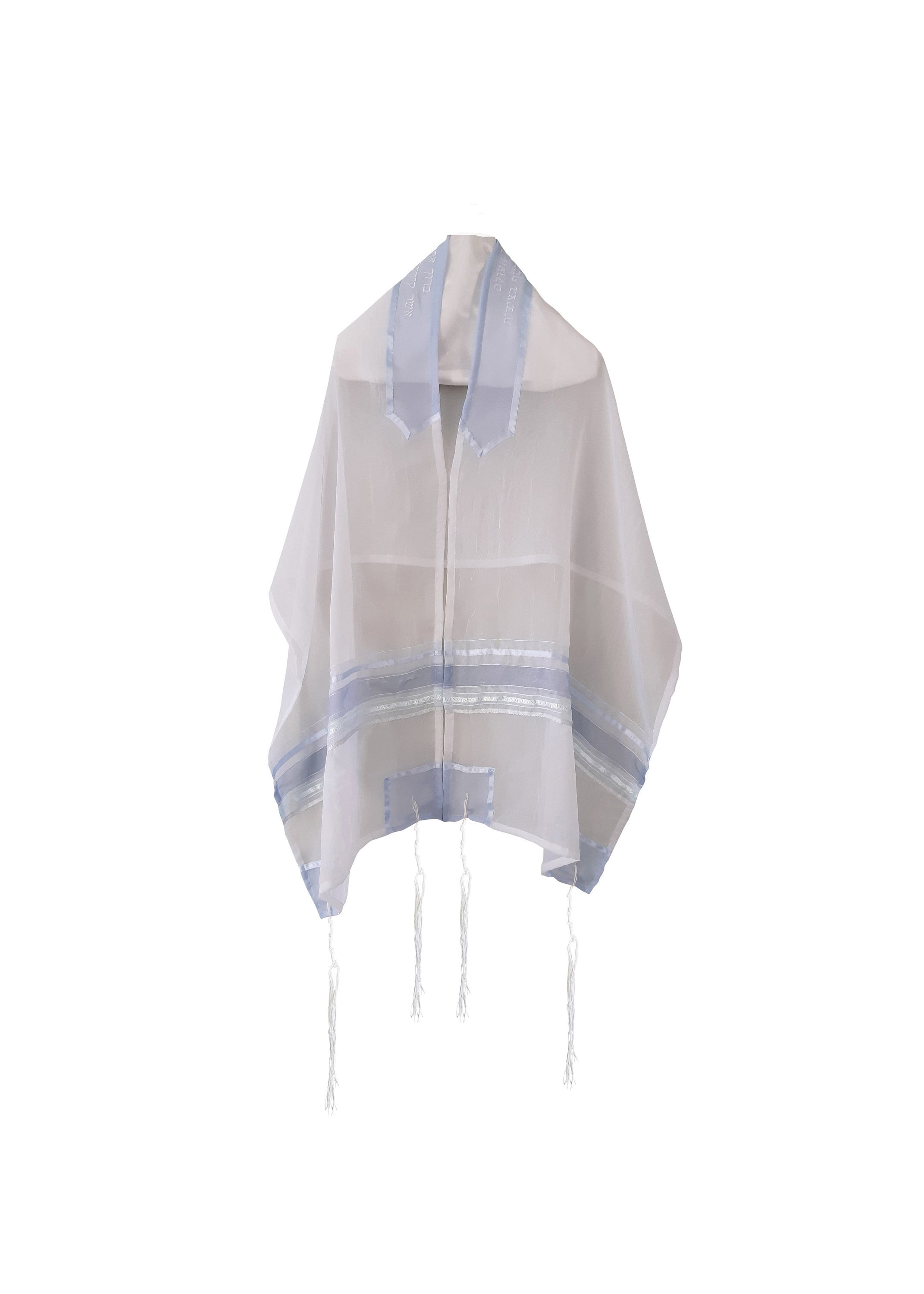 Blue Skies Tallit Girls Tallit, Women Tallit, Bat Mitzvah Tallit, Sheer ...