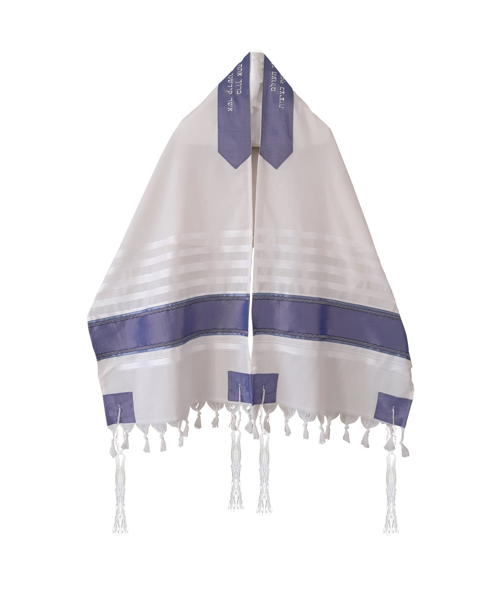 Handmade Bar Mitzvah Tallit Set Wool Tallit With Smoked Blue - Etsy