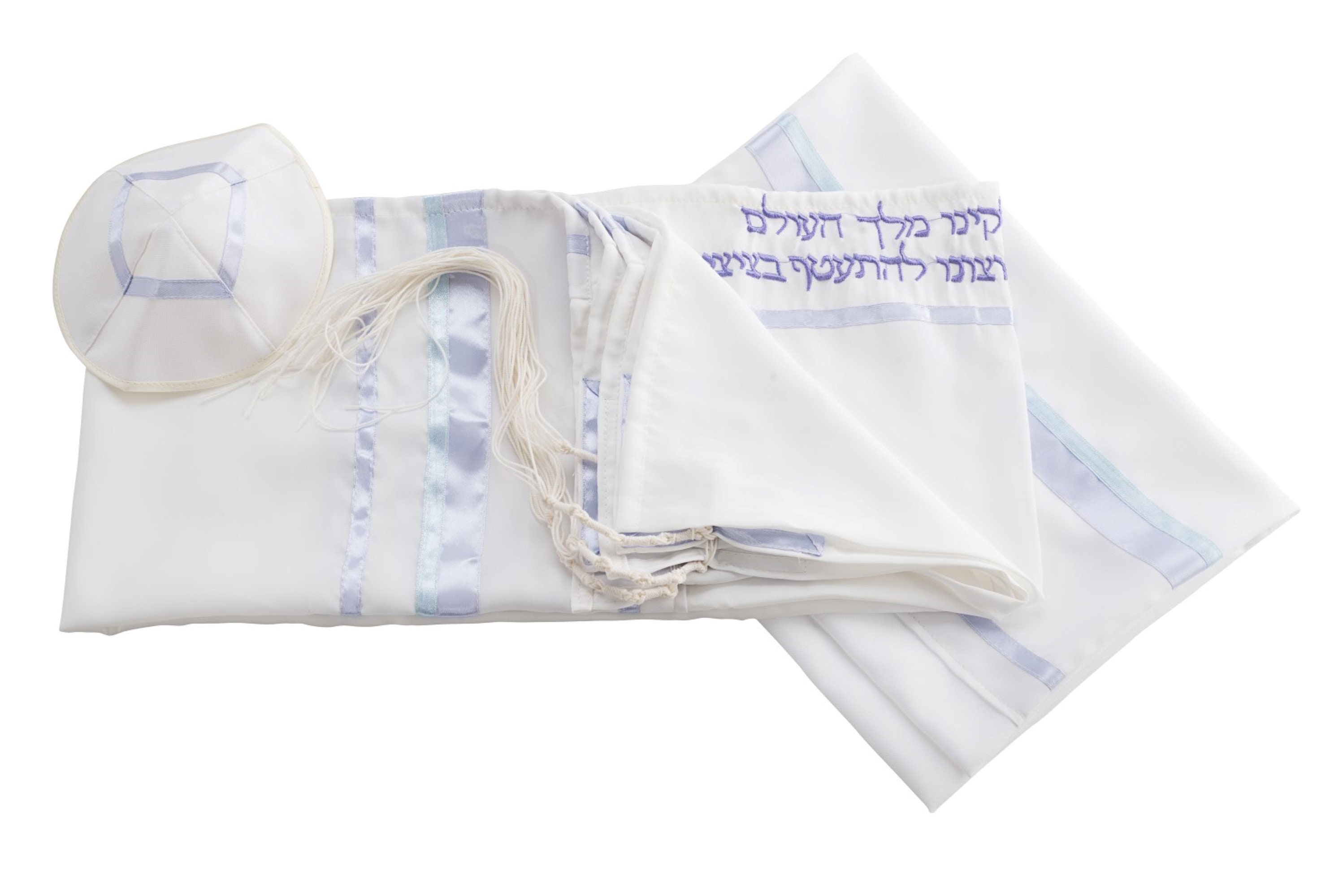 Personalized Tallit for Girls Four Mothers in Lilac Talit for - Etsy