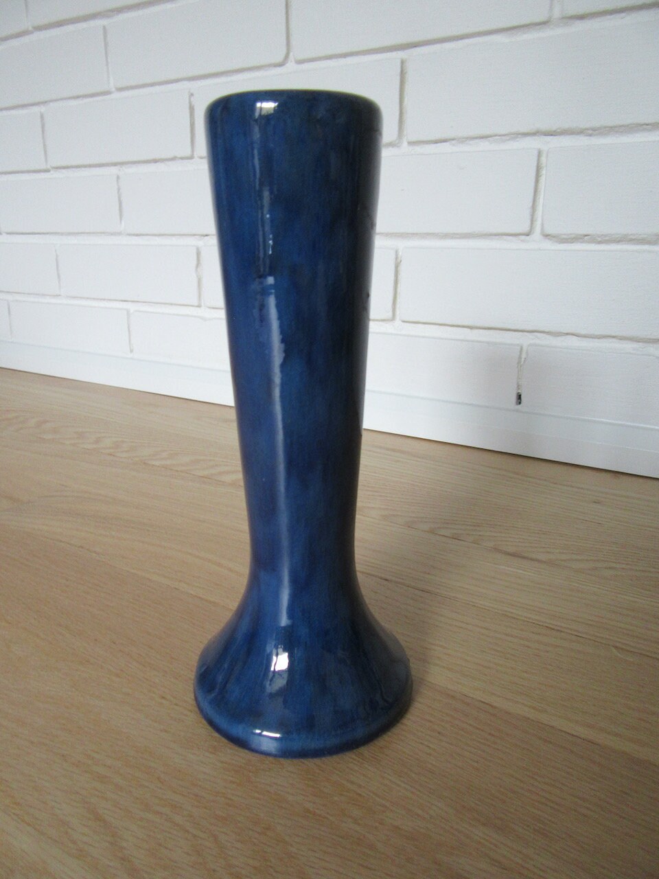 Arts and Crafts Zane Pottery Mottled Blue Vase Peters & Reed Zanesville ...