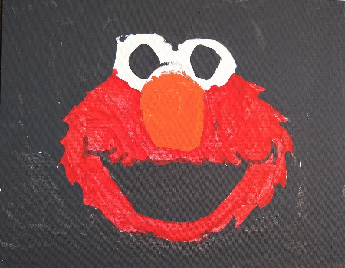 Elmo's Face - Etsy