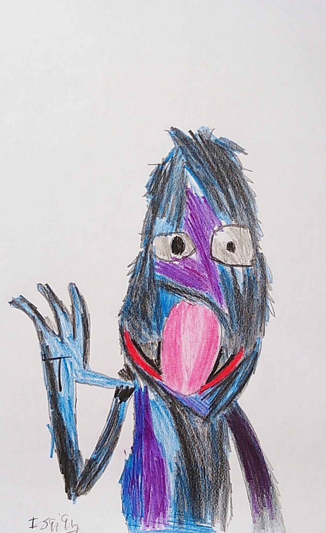 Grover Waving Hi. - Etsy
