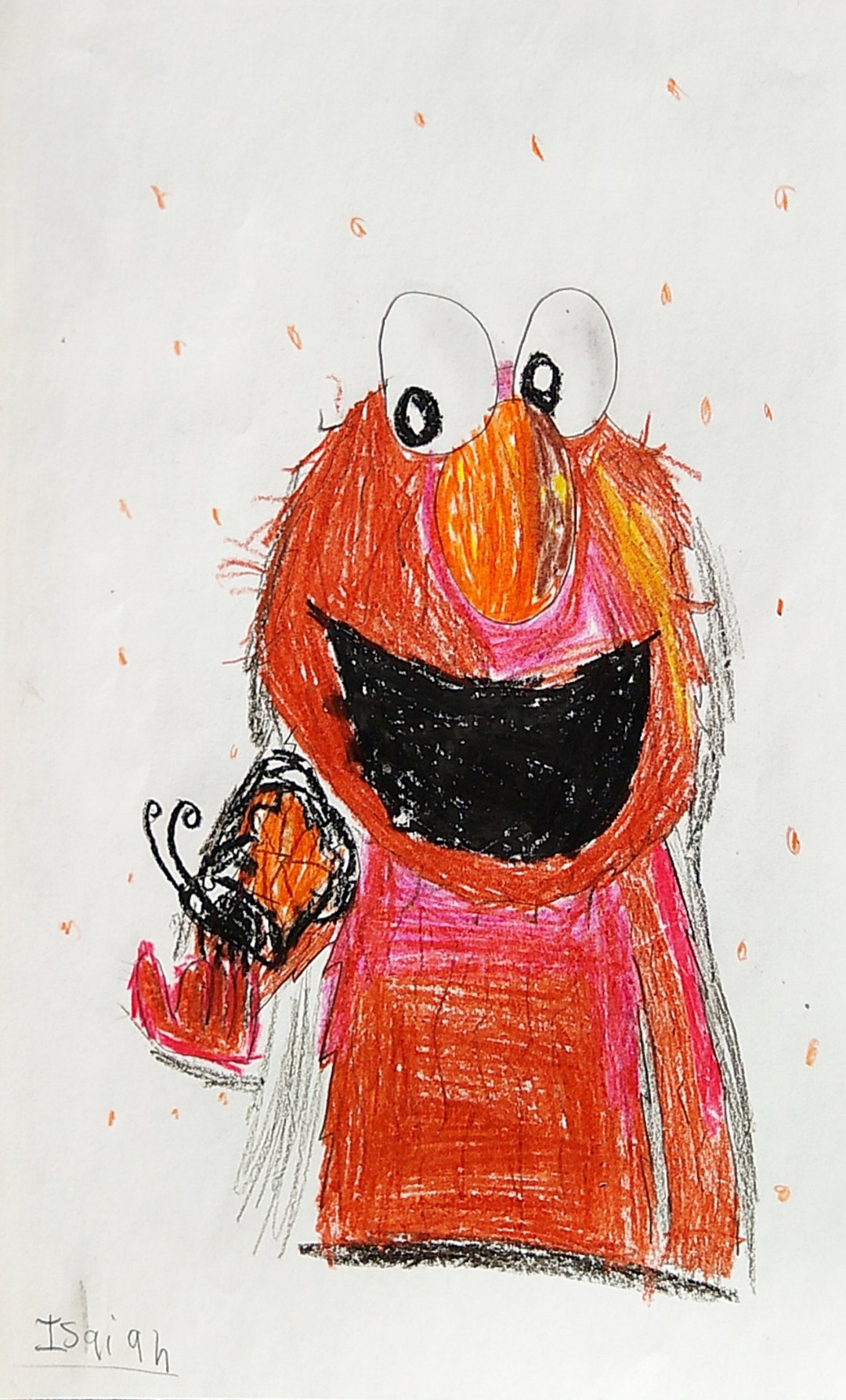Elmo and the Butterfly - Etsy