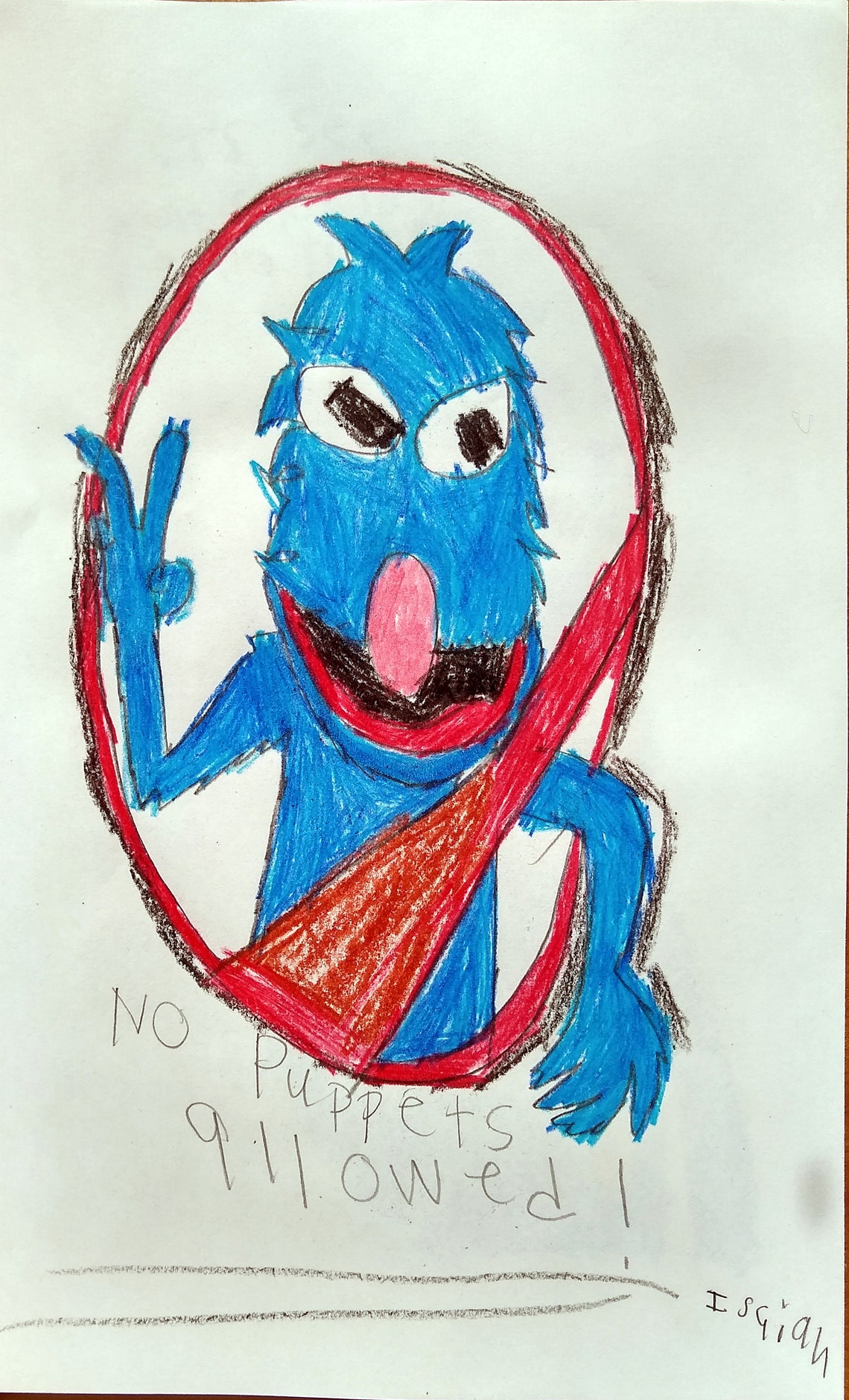 Grover No Puppets Allowed - Etsy