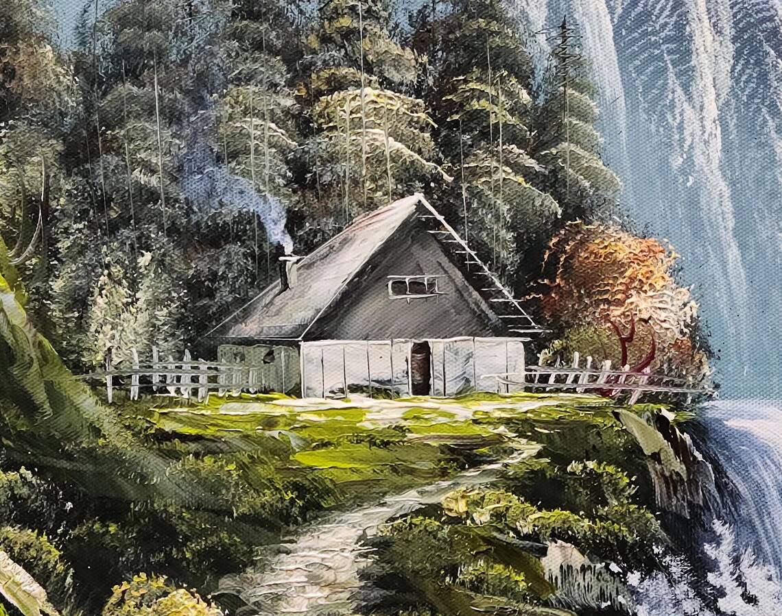 Landscape by "boren" #5D-ETB-2, 20x24, Hand Painted Oil Painting on ...