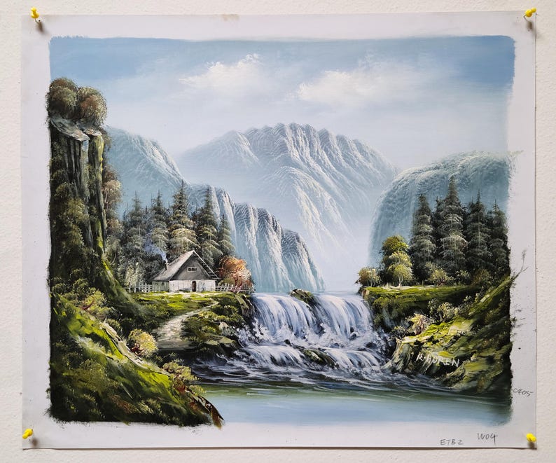 Landscape by "boren" #5D-ETB-2, 20x24, Hand Painted Oil Painting on ...