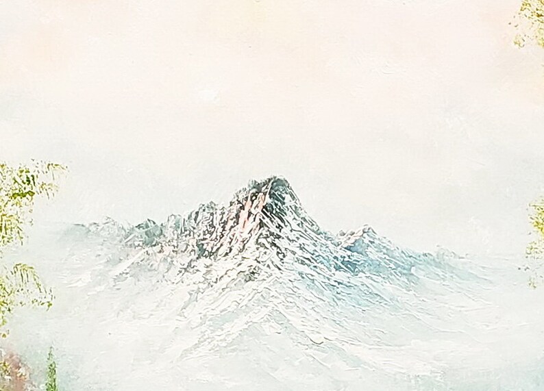 Mountain Landscape -#2, 36x48 - 100% Hand Painted Oil Painting on ...