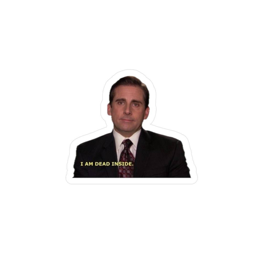 The Office- Dead Inside - Etsy