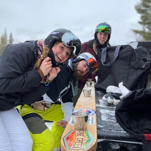 Personalized Shot Ski Foldable 4 With Magnetic Shot Glasses Customized ...