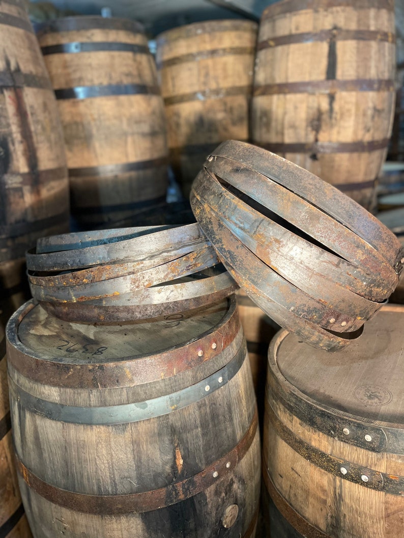 Whiskey Barrel Metal Hoops multi-packs / Barrel Bands / - Etsy