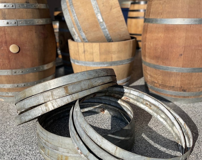 Wine Barrel Metal Bands multi-packs / Barrel Hoops / Barrel Rings From ...