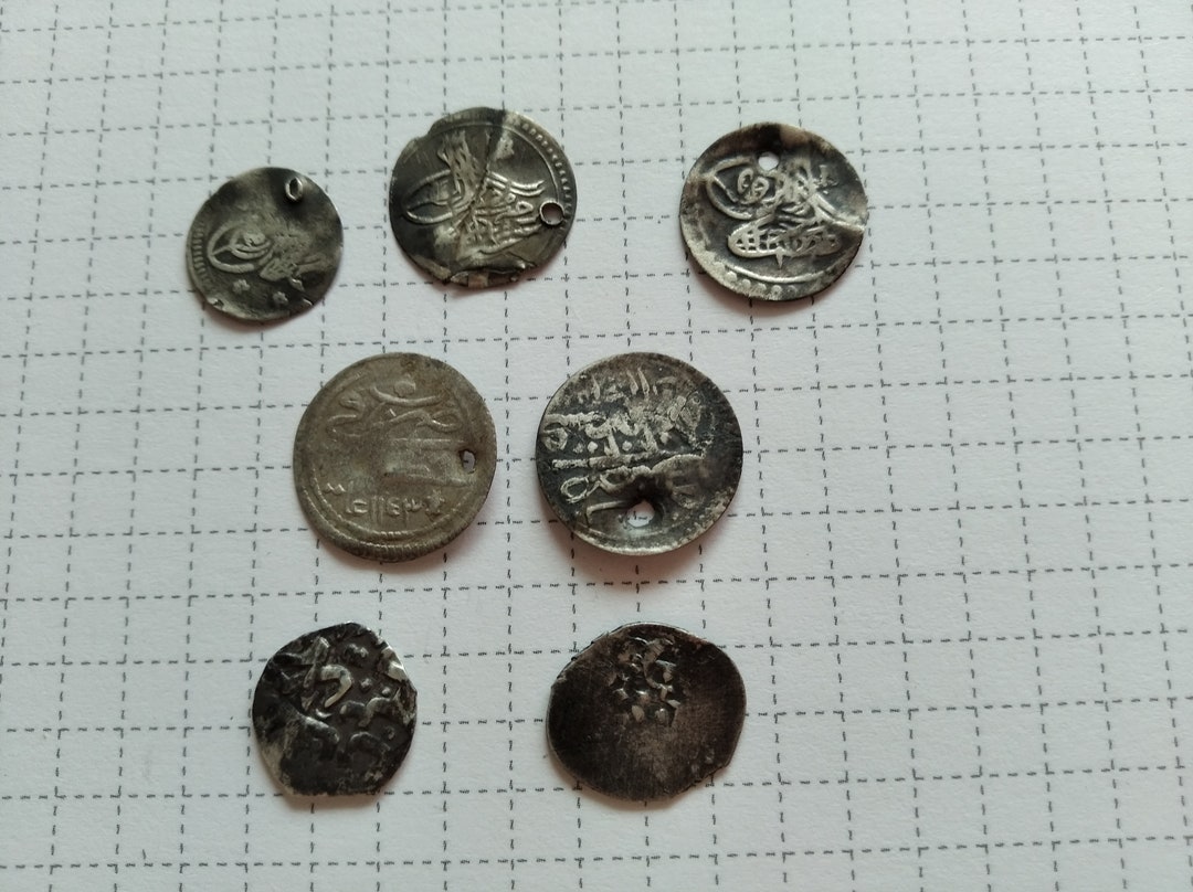 Seven Silver Coins - Etsy