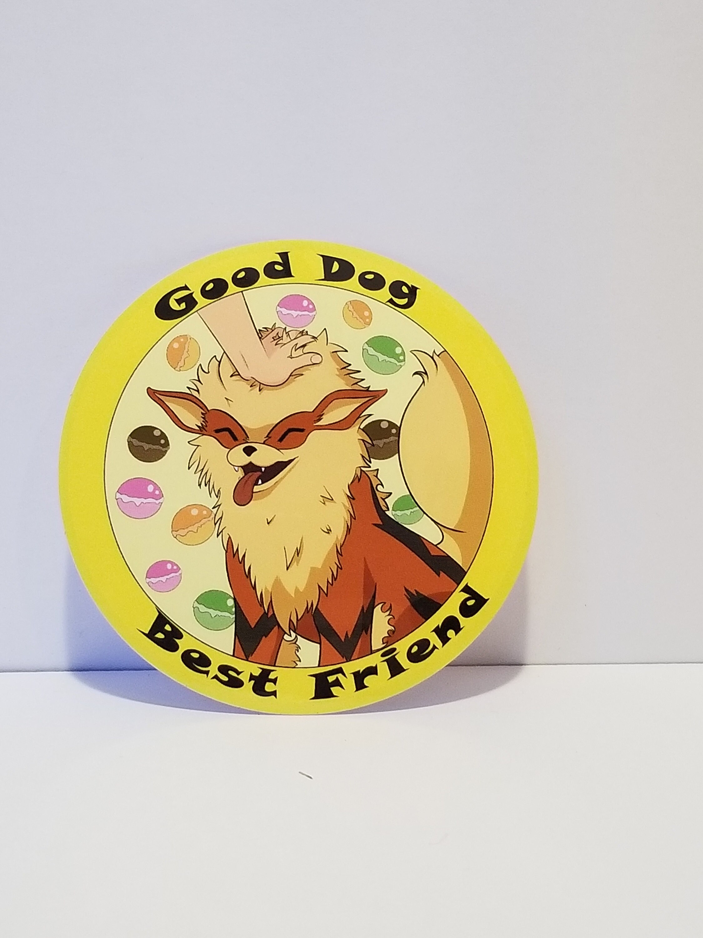 Arcanine Sticker Pokemon Pokepuff Dog - Etsy