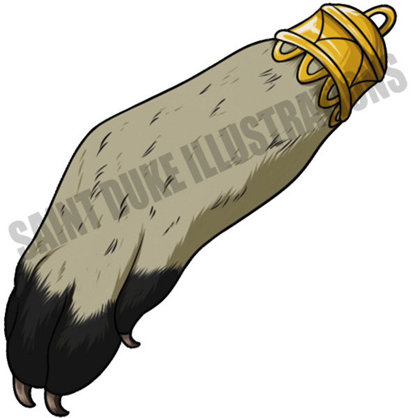 Rabbit's Foot Lucky Rabbit's Foot Keychain Acrylic Keychain Funny Dark ...