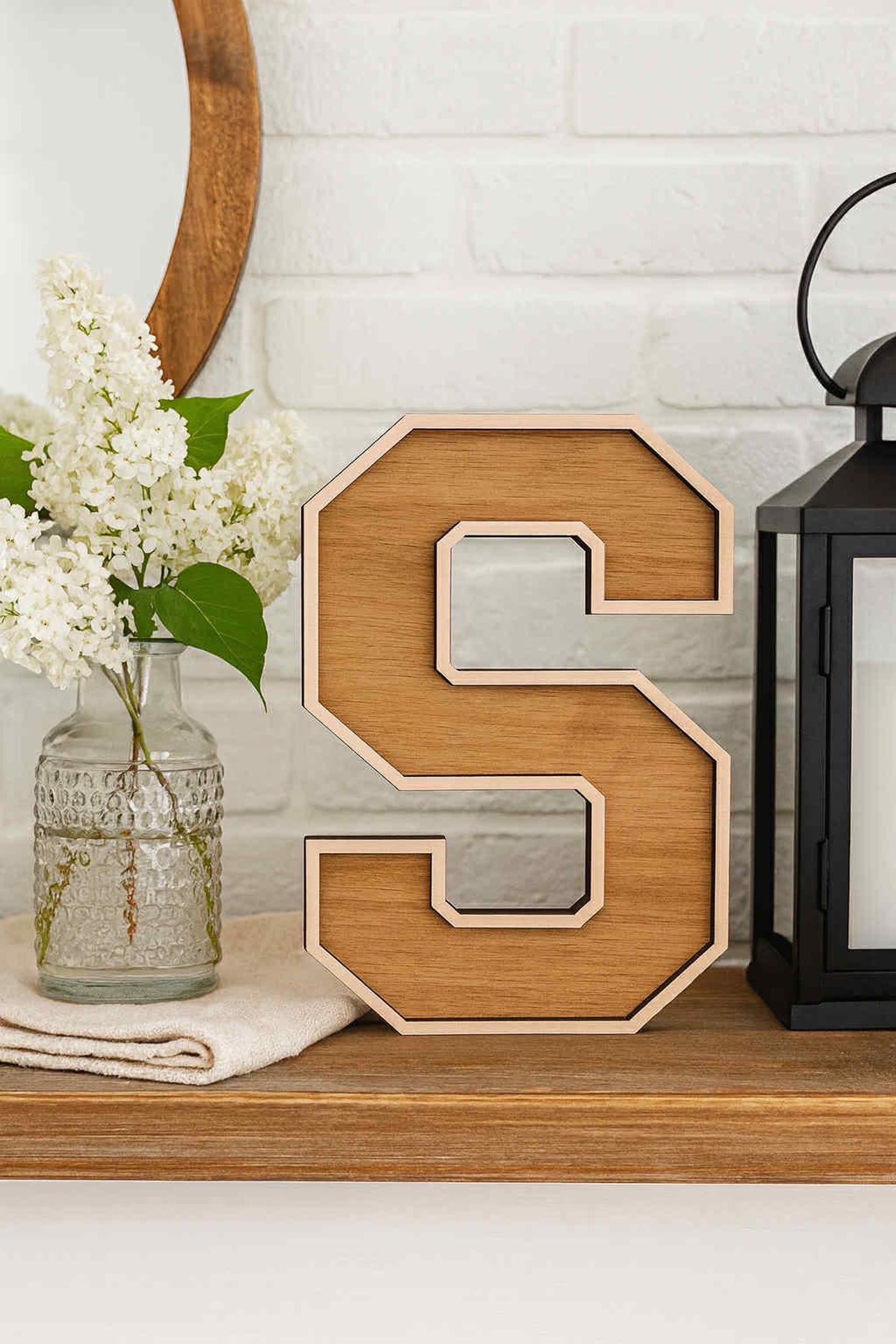 Custom Wooden Letter Sign, 2-layer Wall Decor, Personalized Nursery or ...