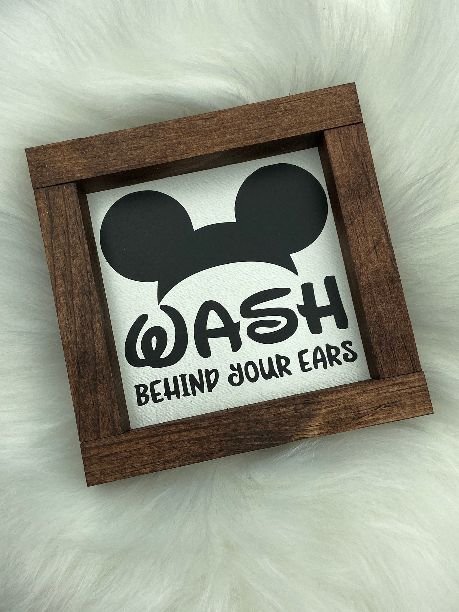Disney Mickey Mouse Mini Wood Sign - Etsy