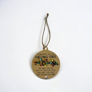 Coworker Work Ornament Funny Work Family Co Worker Gift for Friend - Etsy